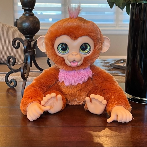 Hasbro | Toys | Fur Real Friends Hasbro Cuddles My Giggly Baby Monkey ...